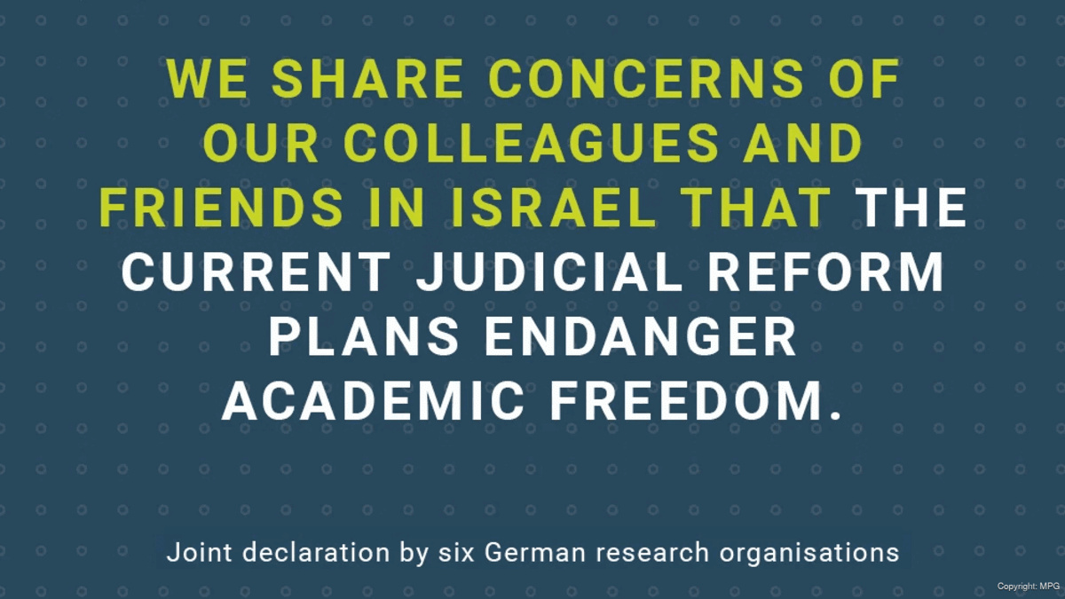 Freedom and autonomy of science and research in Israel - Alexander von ...